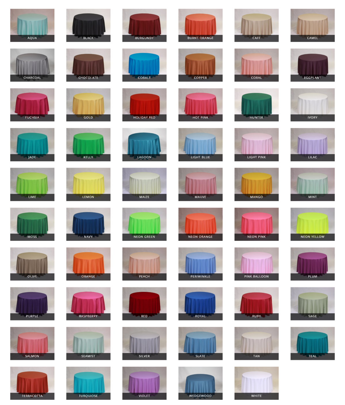 Linens - Venue Services Event Party Rentals - Tents - Tables - Chairs ...